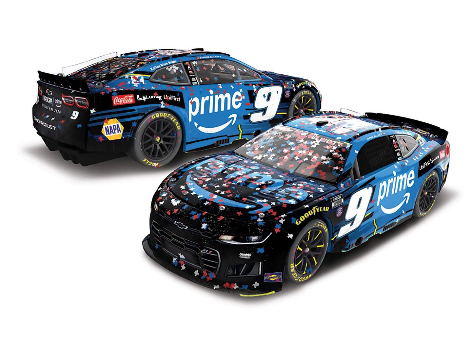 CHASE ELLIOTT 2026 AMAZON PRIME TEXAS RACED WIN FLASHCOAT COLOR 1:24 ...